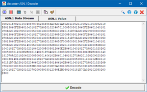 ASN.1 Decoder - decontev